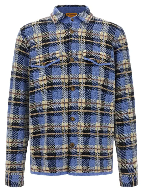 Guest In Residence Plaid Work' Shirt