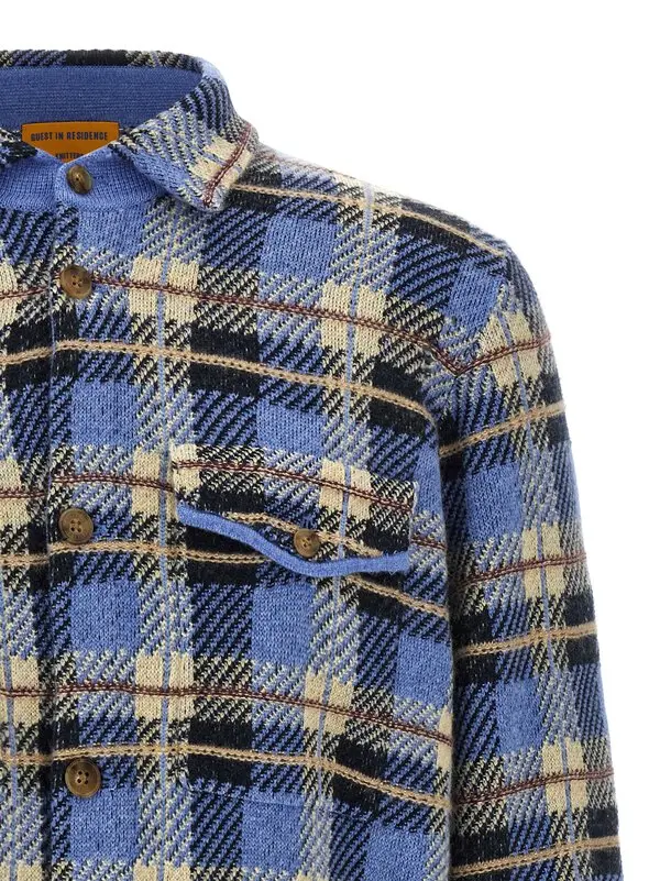 Guest In Residence Plaid Work' Shirt
