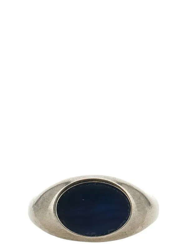 Dries Van Noten Stone Signet' Ring - Blue