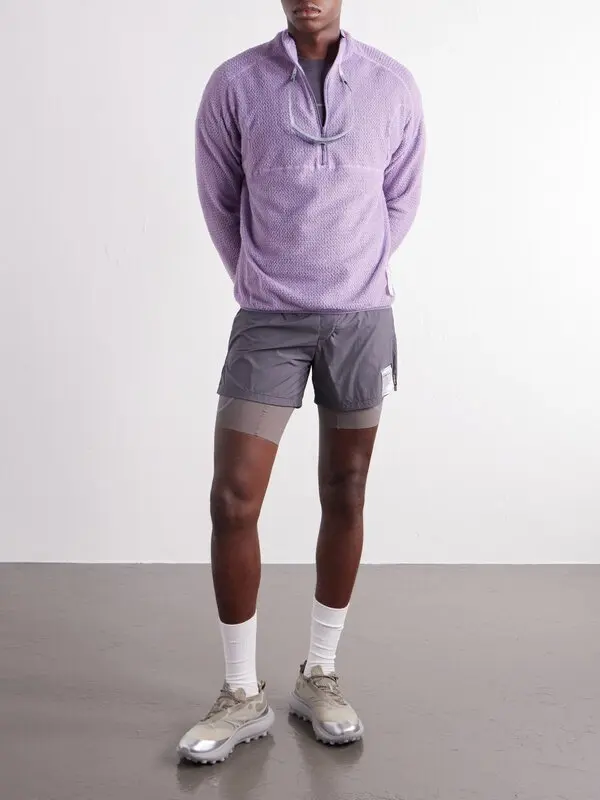 Satisfy Fuzzfleece™ Half‑zip Running Top