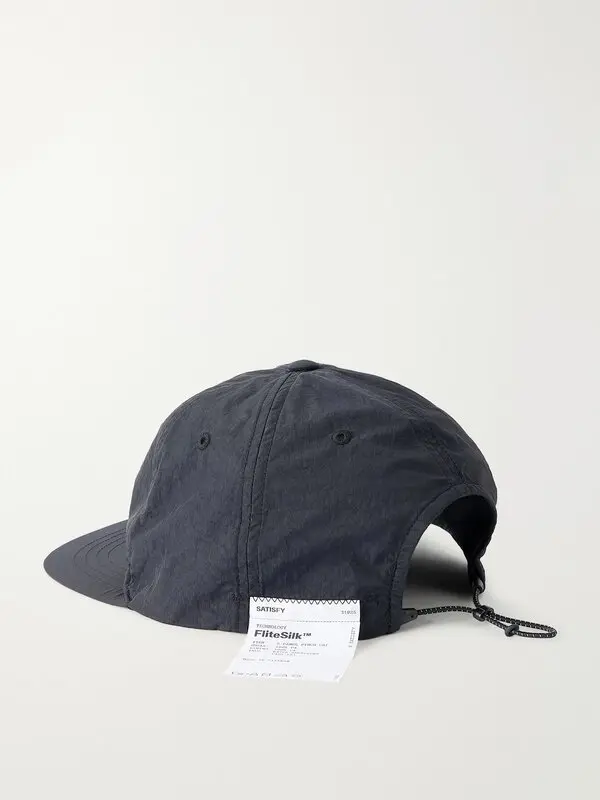 Satisfy Flitesilk Logo-embroidered Panelled Shell Cap