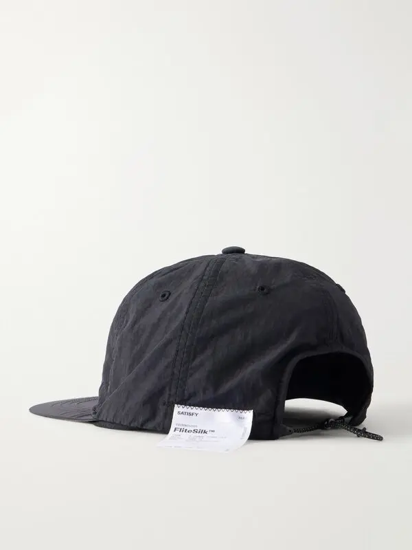 Satisfy Flitesilk Logo-embroidered Panelled Shell Cap