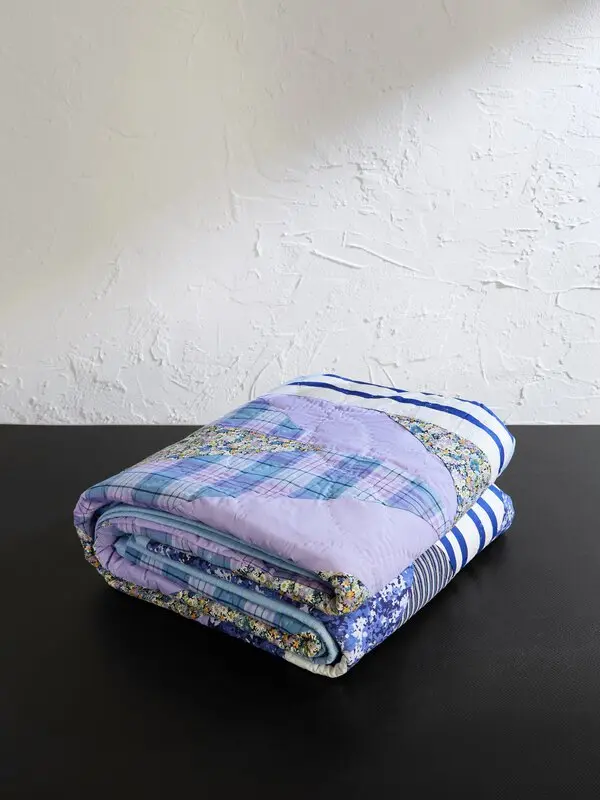 A.p.c. Pictures Of Lily Queen Patchwork Cotton-blend Throw