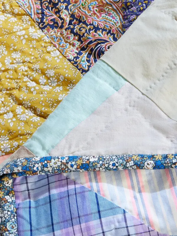 A.p.c. My Generation King Patchwork Linen-blend Throw