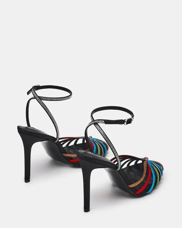 Steve Madden Mizuna Rhinestones Strappy Heels