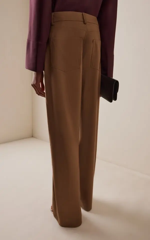SLOAN Exclusive Wool Straight-leg Jeans