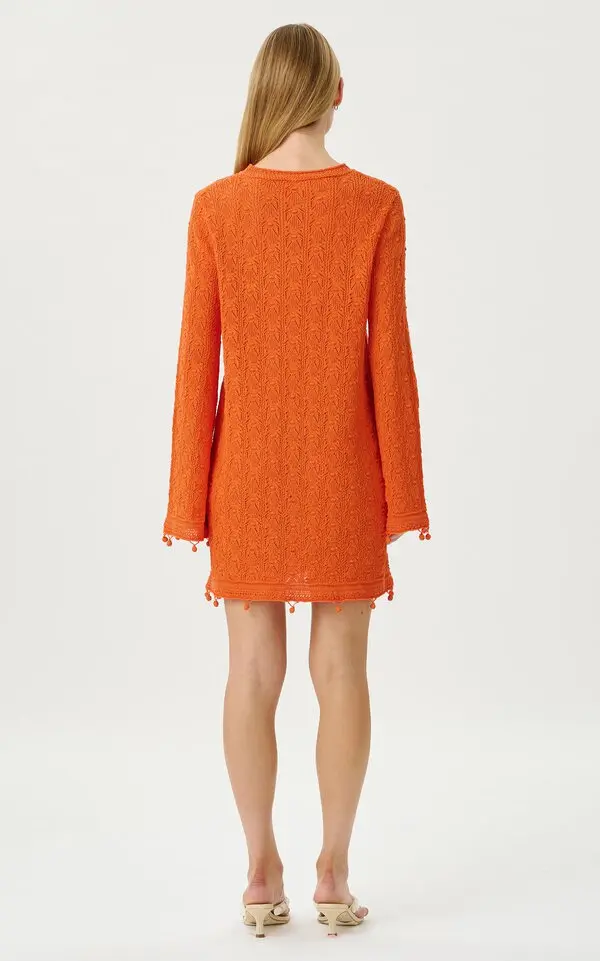 ROAME Divina Cotton-blend Mini Dress