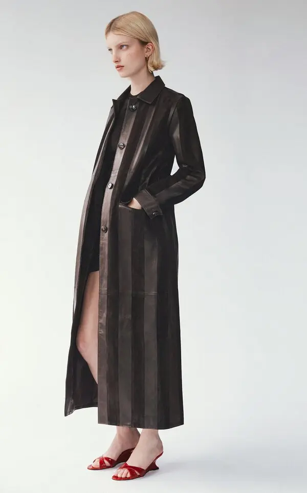 ZUT The Beacon Suede Coat - Brown