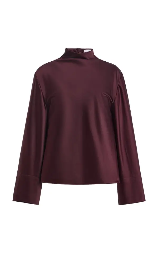 SLOAN Exclusive Satin Turtleneck