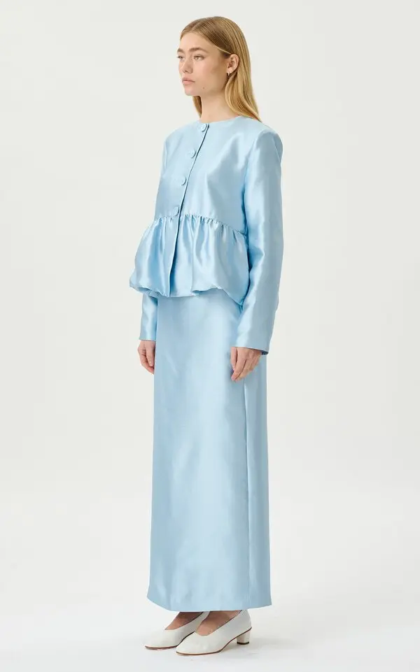ROAME Caroline Maxi Skirt - Light Blue