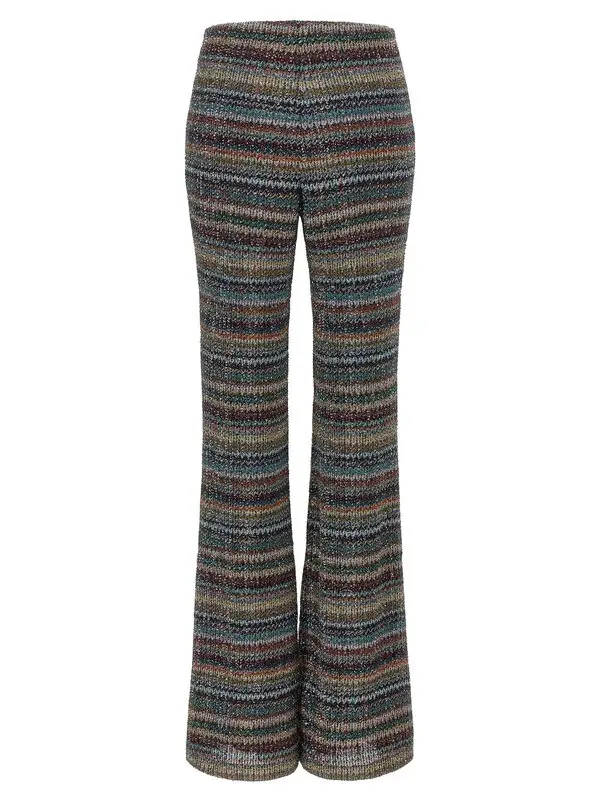 Missoni Weaved Greek Pattern Pants - Multicolor