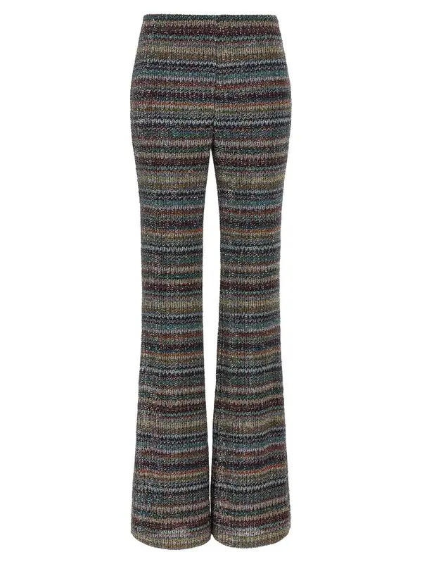 Missoni Weaved Greek Pattern Pants - Multicolor