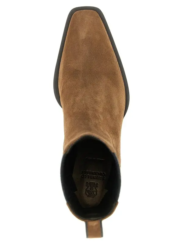 Brunello Cucinelli Precious Loop Detail' Ankle Boots