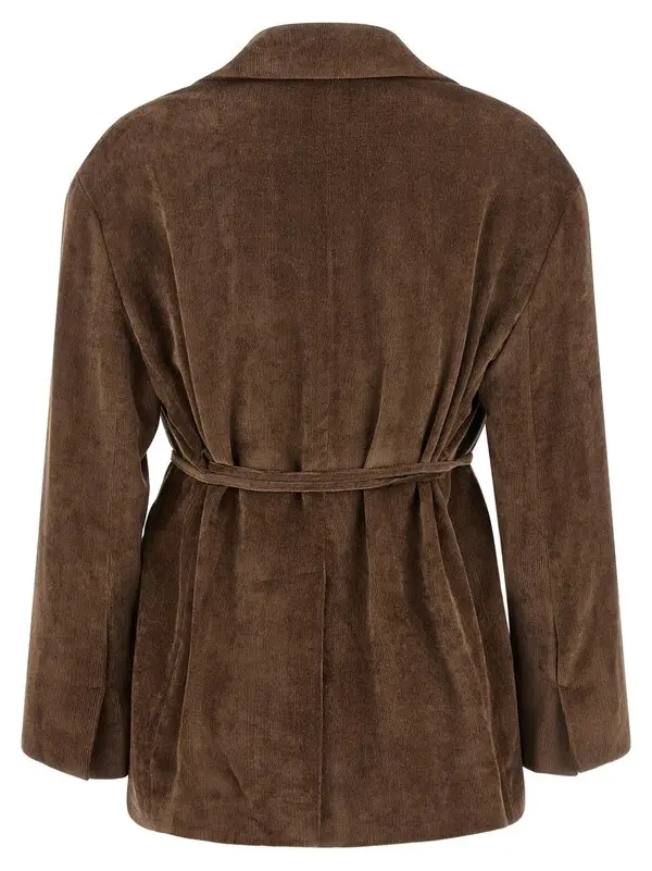 Brunello Cucinelli Velvet Blazer - Brown