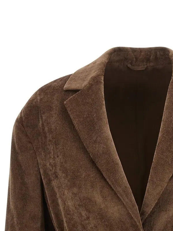 Brunello Cucinelli Velvet Blazer - Brown