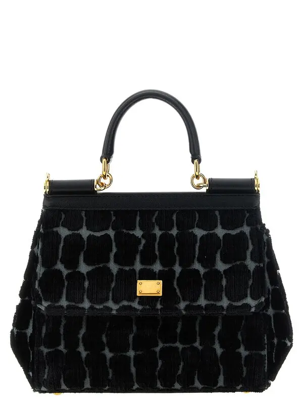 Dolce & Gabbana Sicily' Small Handbag - Black