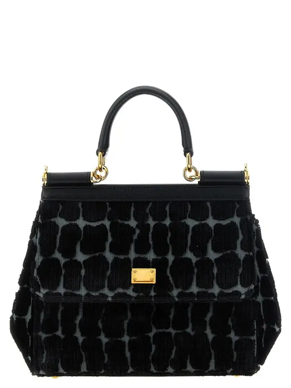 Dolce & Gabbana Sicily' Small Handbag - Black