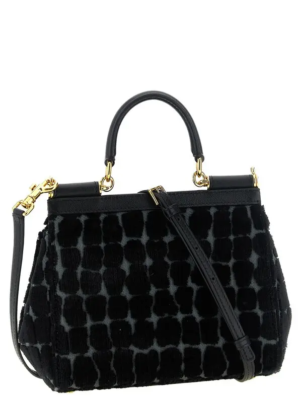 Dolce & Gabbana Sicily' Small Handbag - Black