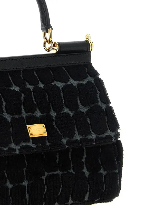 Dolce & Gabbana Sicily' Small Handbag - Black