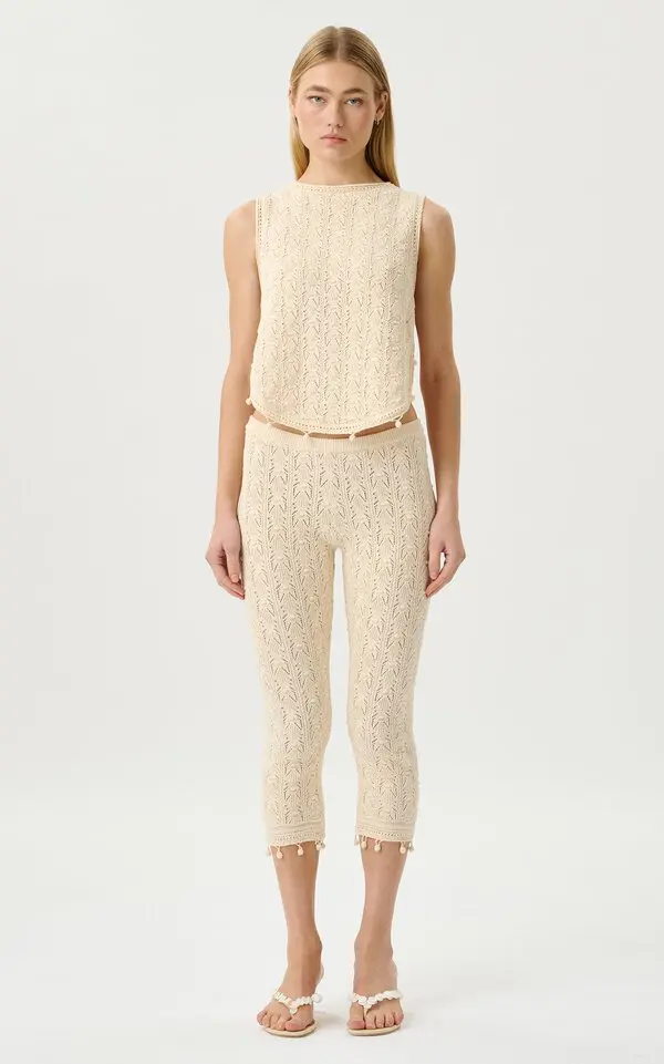 ROAME Soleil Cotton-blend Top