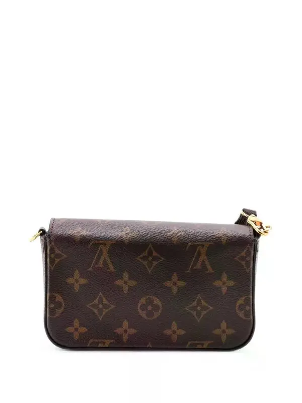 LOUIS VUITTON Felicie Strap & Go Handbag Monogram Canvas Crossbody Bag