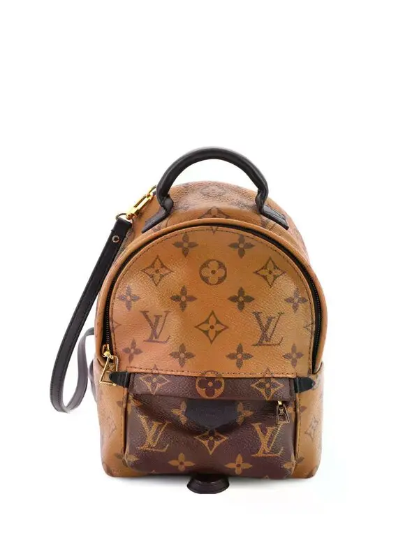 LOUIS VUITTON Palm Springs Reverse Monogram Canvas Mini Backpack - Brown