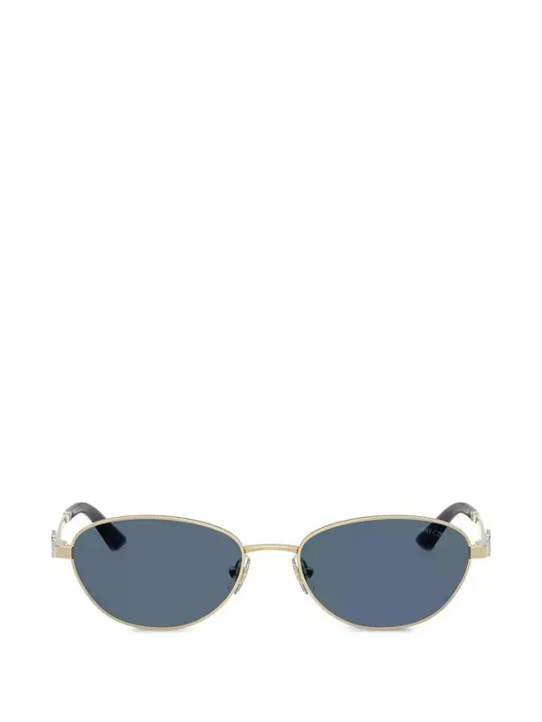 JIMMY CHOO Oval-frame Sunglasses - Gold