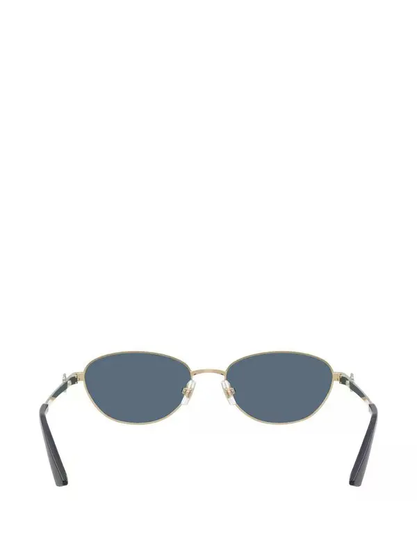 JIMMY CHOO Oval-frame Sunglasses - Gold