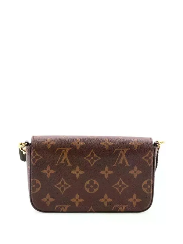 LOUIS VUITTON Felicie Strap & Go Handbag Monogram Canvas Crossbody Bag