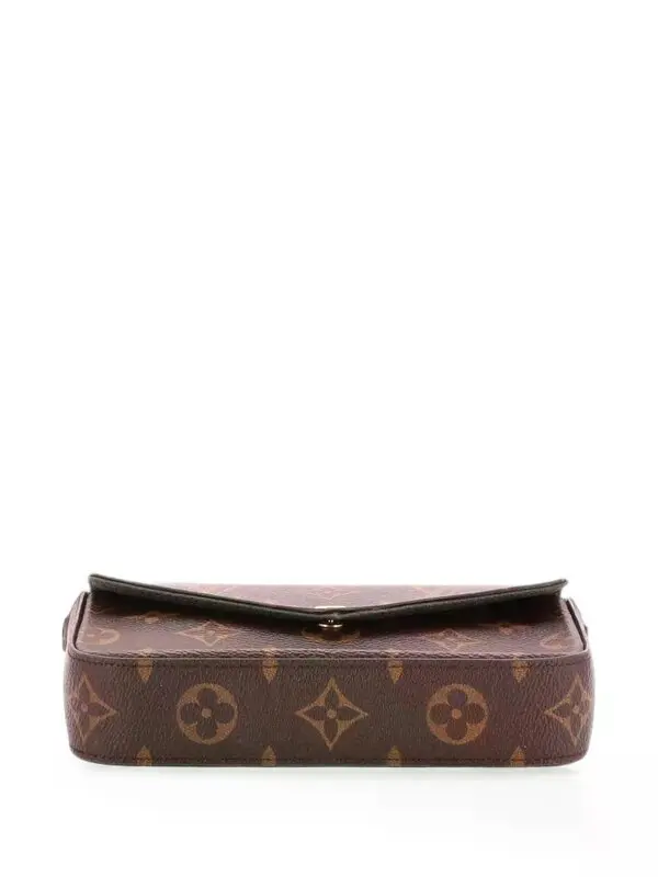 LOUIS VUITTON Felicie Strap & Go Handbag Monogram Canvas Crossbody Bag
