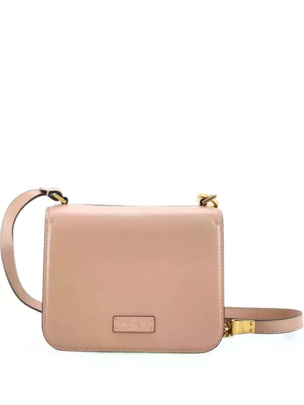 Valentino Garavani Vsling Leather Small Shoulder Bag - Neutrals