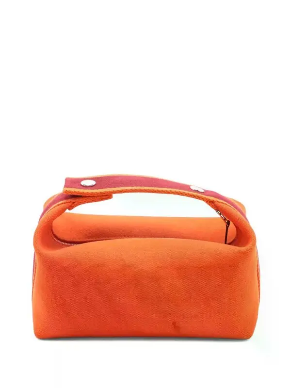 Hermès 1990-2010 Small Toile Bride A Brac Case Vanity Bag