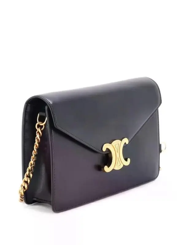 Celine Margo Triomphe Wallet On Chain Leather Crossbody Bag