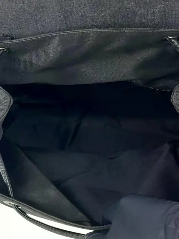 Gucci 20th Century Gg Canvas Backpack - Black