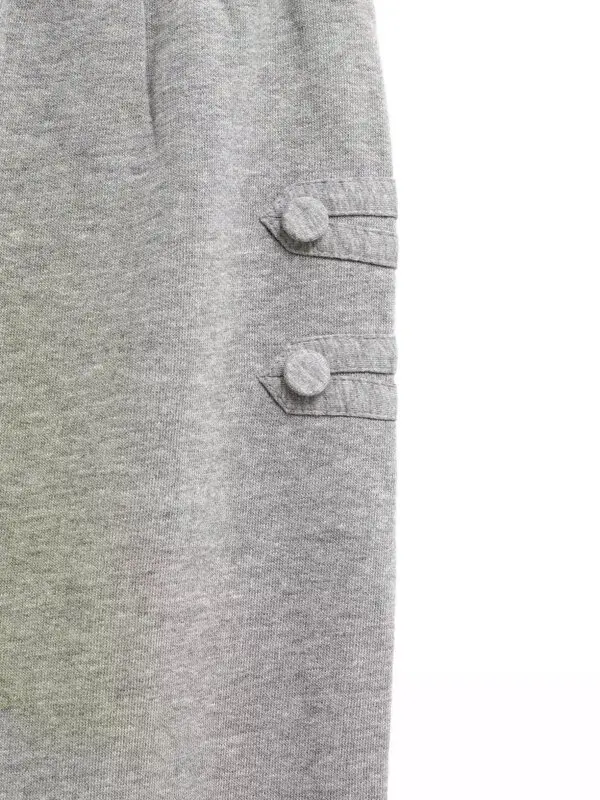 Gimaguas Zoe Button-detail Track Pants - Grey