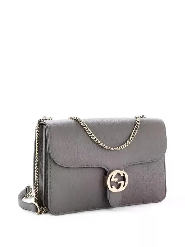 Gucci Interlocking Leather Medium Shoulder Bag