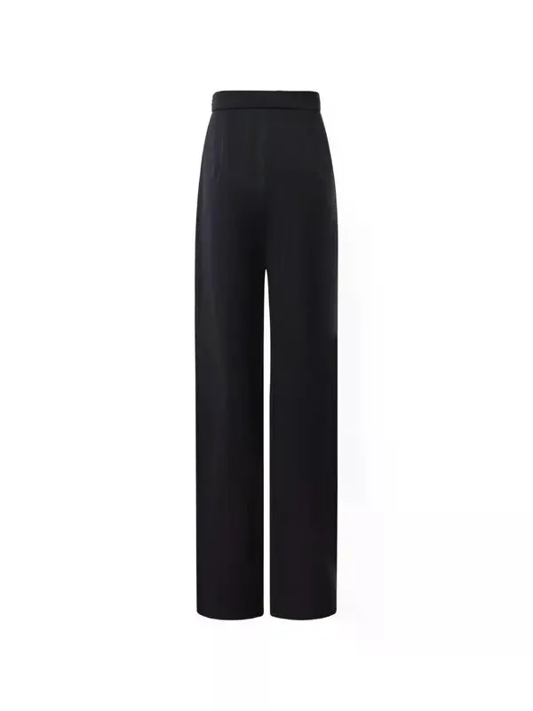 Max Mara High-waisted Trousers - Blue