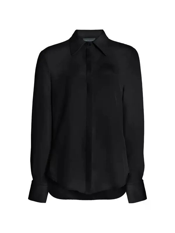 Brandon Maxwell Spence Silk Shirt