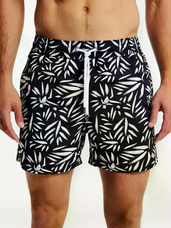 Frescobol Carioca Abstract-print Swim Shorts