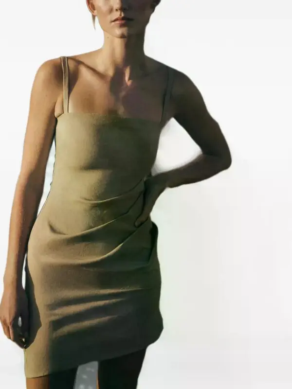 ANEMOS Nadege Draped Mini Dress