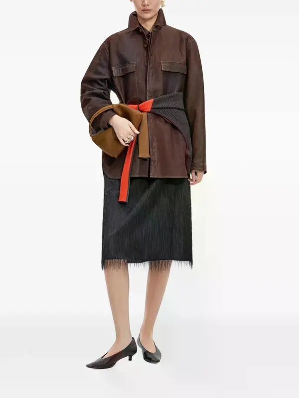 JNBY Fringe-jacquard Skirt