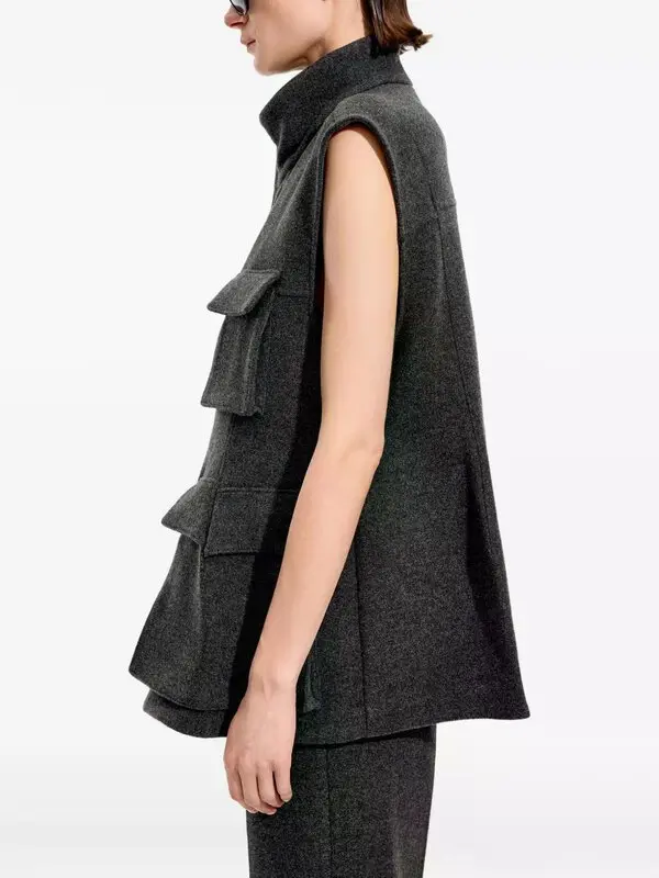 JNBY Multi-pocket Stand-collar Gilet