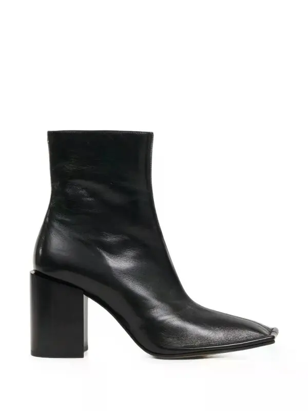 MAISON MARGIELA Square-toe Ankle Boots - Black