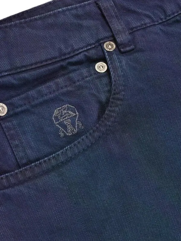 Brunello Cucinelli Five-pockets Straight-leg Jeans - Blue