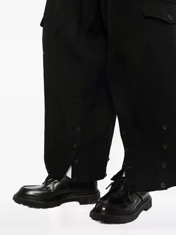 Yohji Yamamoto Hem Button Cargo Pants