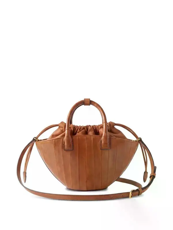 BIAGINI Small Le Mignon Panier Eel Skin Tote Bag
