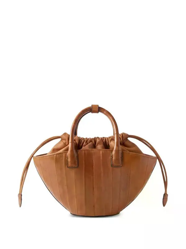 BIAGINI Small Le Mignon Panier Eel Skin Tote Bag