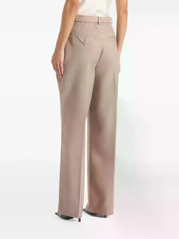 Manière De Voir Jodie Belted Box-pleat Trousers
