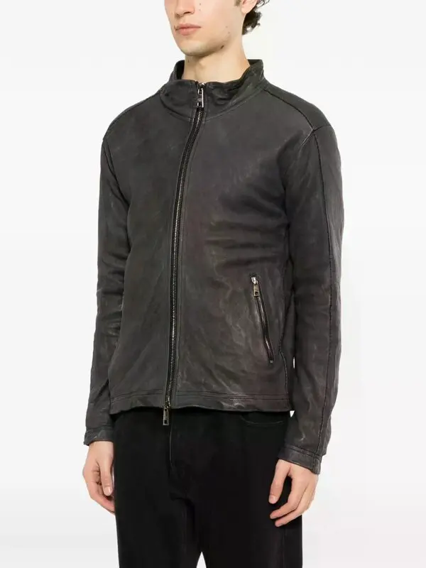 GIORGIO BRATO Zip-up Leather Jacket