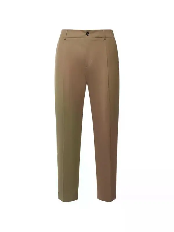 BE ABLE New Riccardo Pleated Straight-leg Trousers